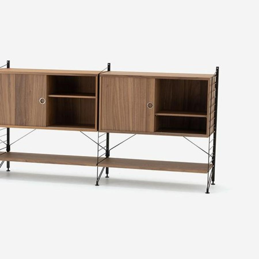 String | フリースタンドシェルフ キャビネット2連 幅160cm｜【公式】ACTUS online｜家具・インテリア・雑貨の通販